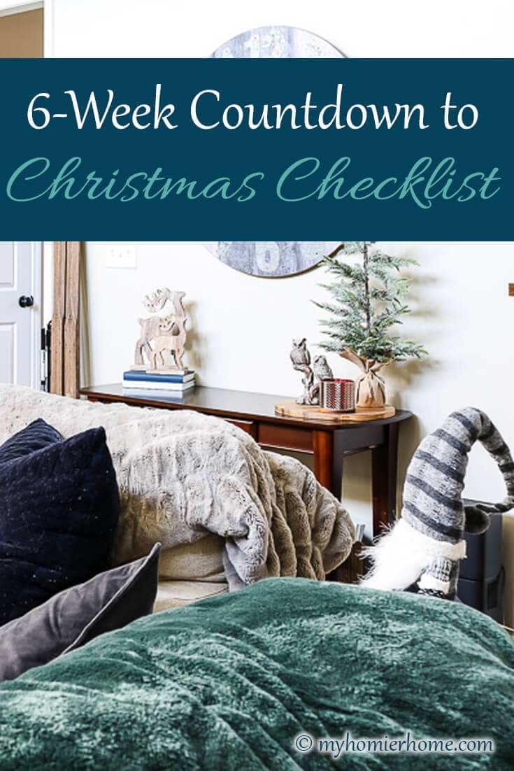 6-Week Countdown to Christmas Checklist