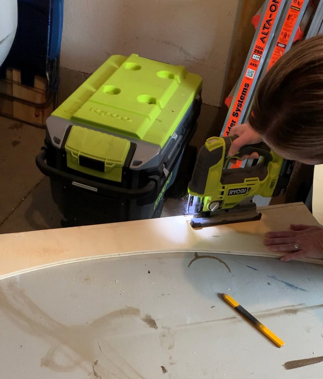 How to Hide an Unlevel Ceiling with Wood