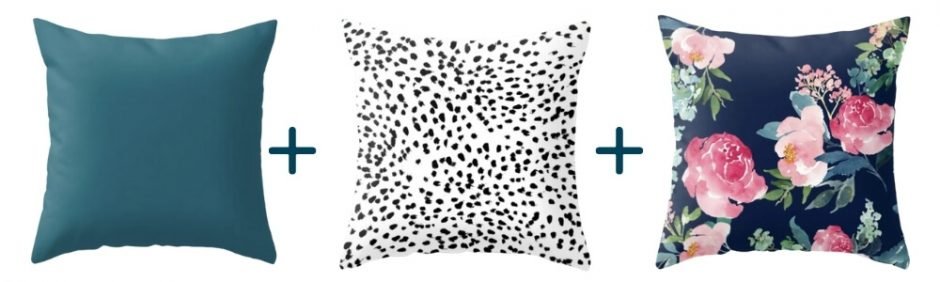 How to Mix and Match Throw Pillow Patterns